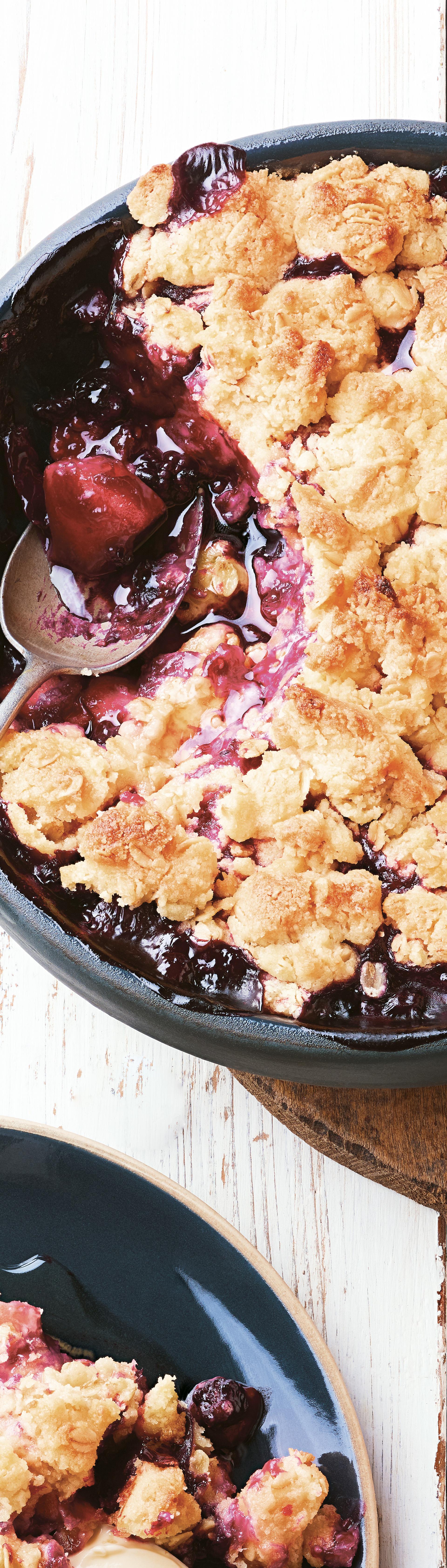 Crumble aux fruits rouges - Recette Companion Connect XL | Moulinex