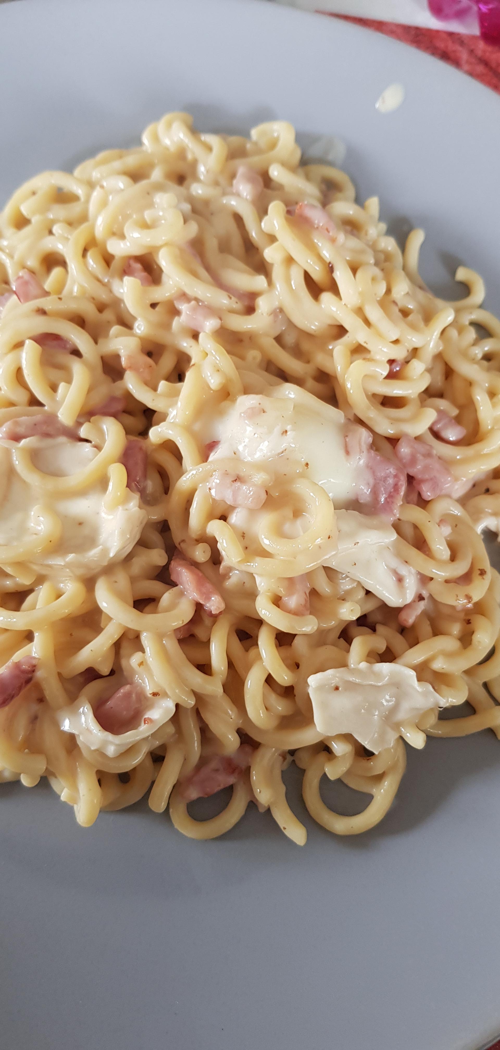 Pâtes butternut chèvre lardons - Recette Cookeo | Moulinex