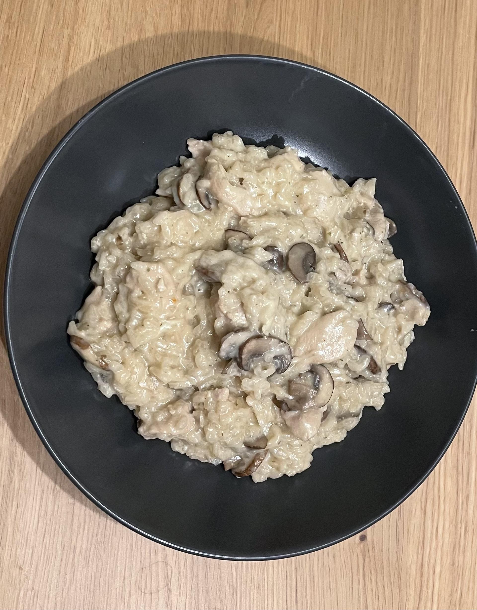 Risotto au poulet et champignons - Recette Cookeo | Moulinex
