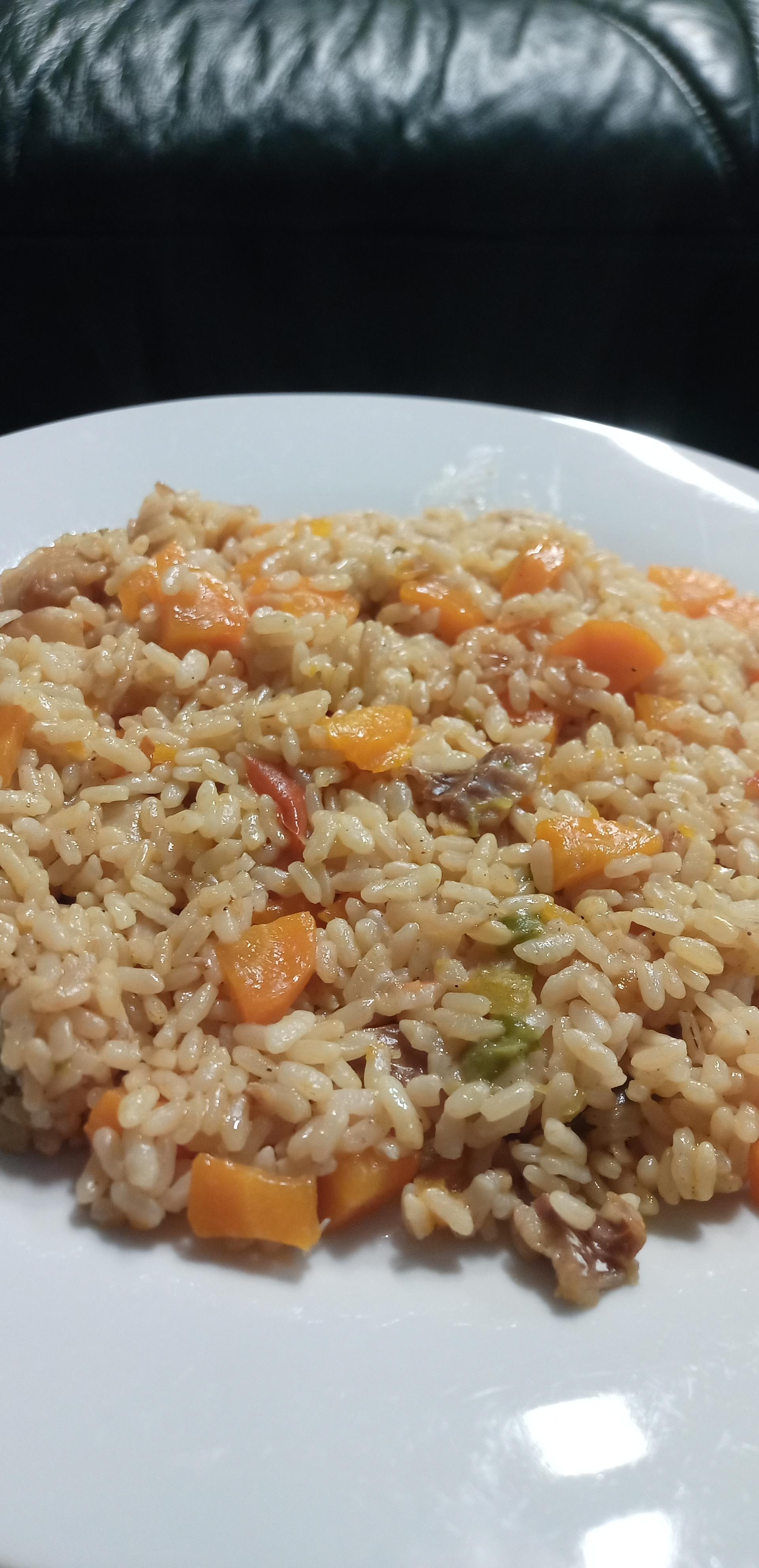 Risotto au Colin et petits légumes - Recette Cookeo V3 | Moulinex