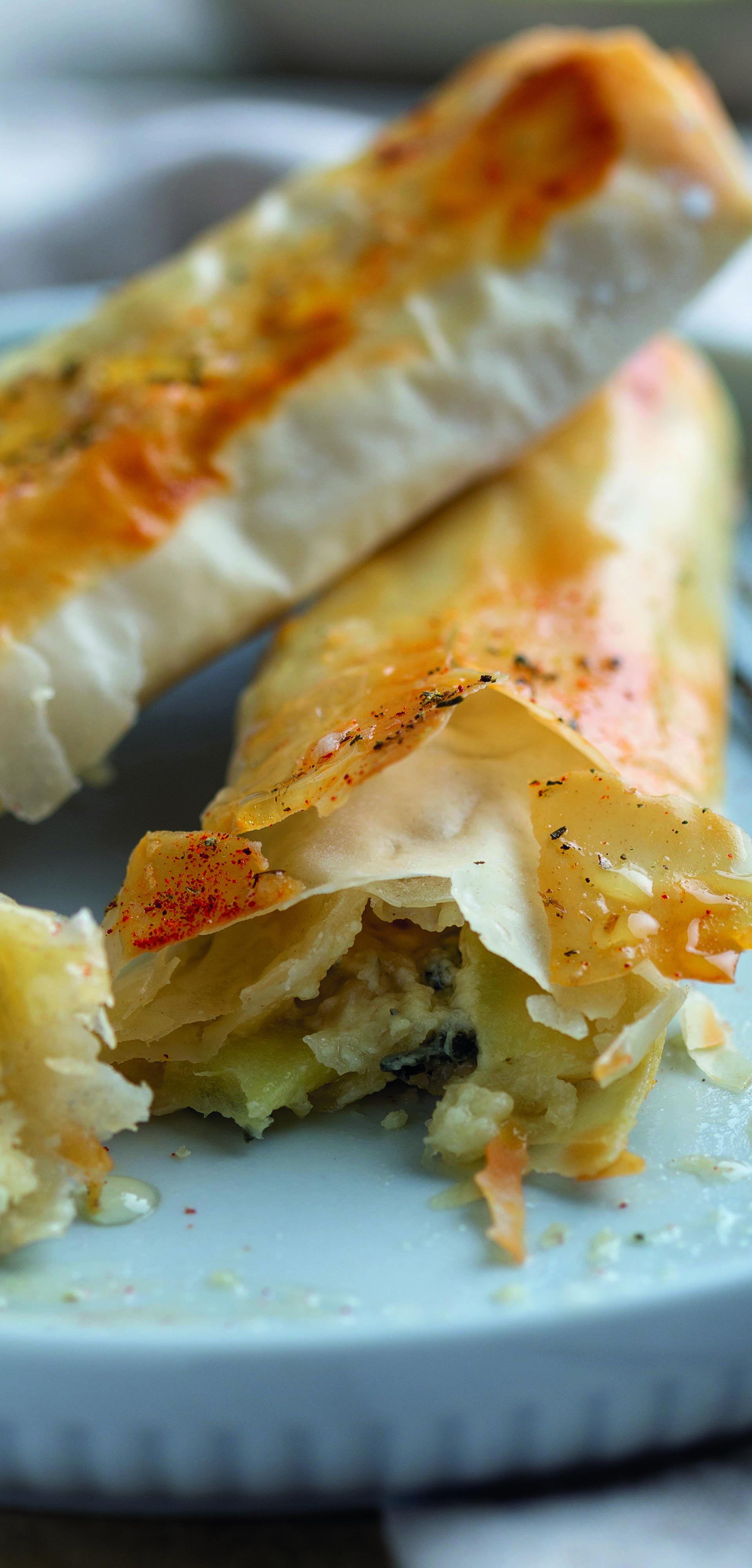 Cigares de filo à la feta - Recette Easy Fry Compact | Moulinex