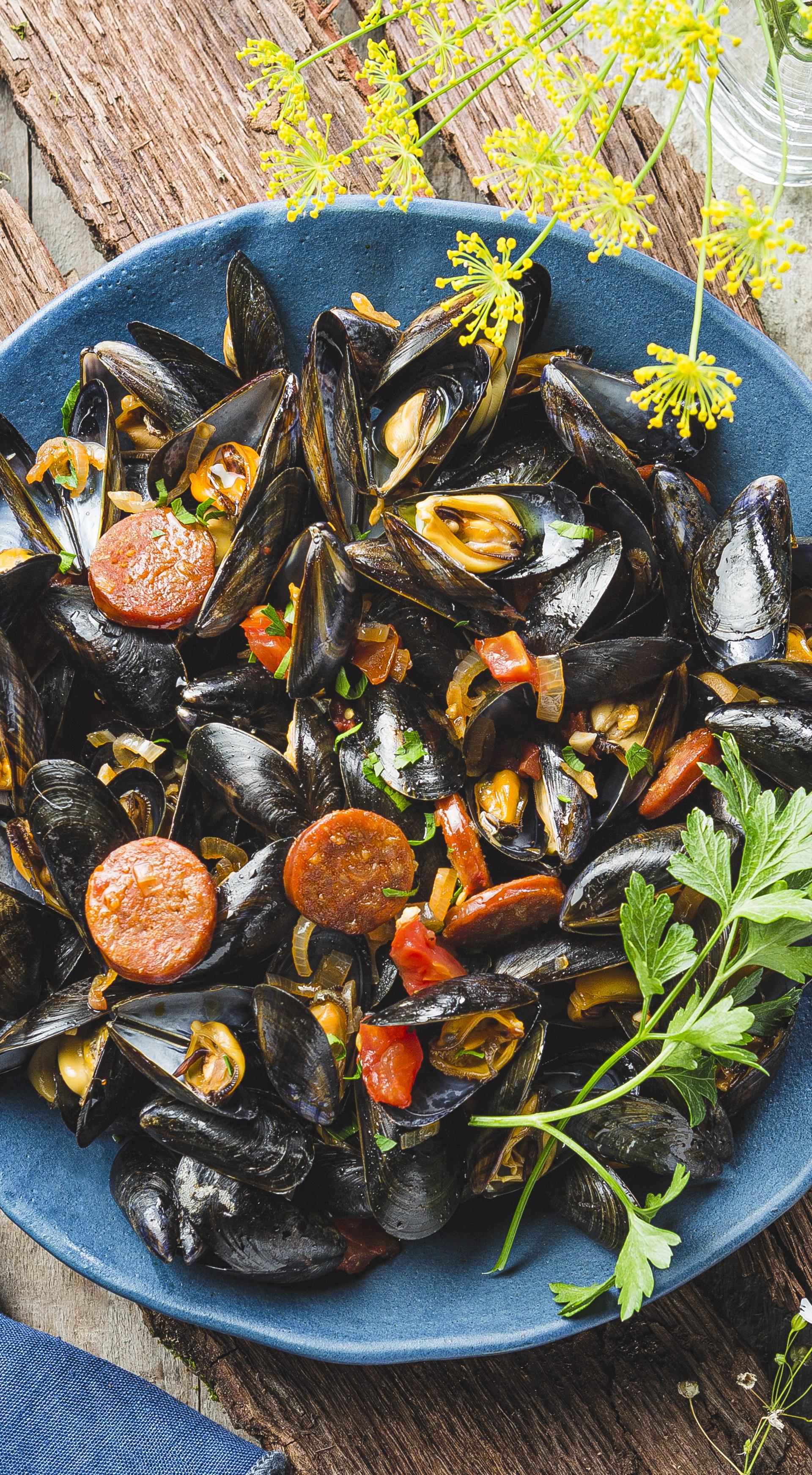 Muscheln mit Chorizo - Rezepte undefined | Krups