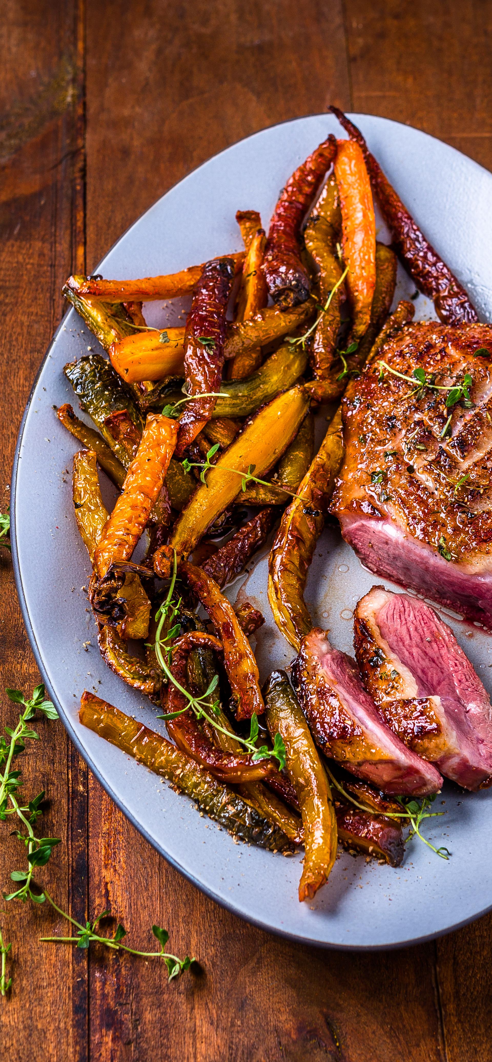 Magrets de canard et frites de carottes - Recette EASY FRY & GRILL 2 in ...