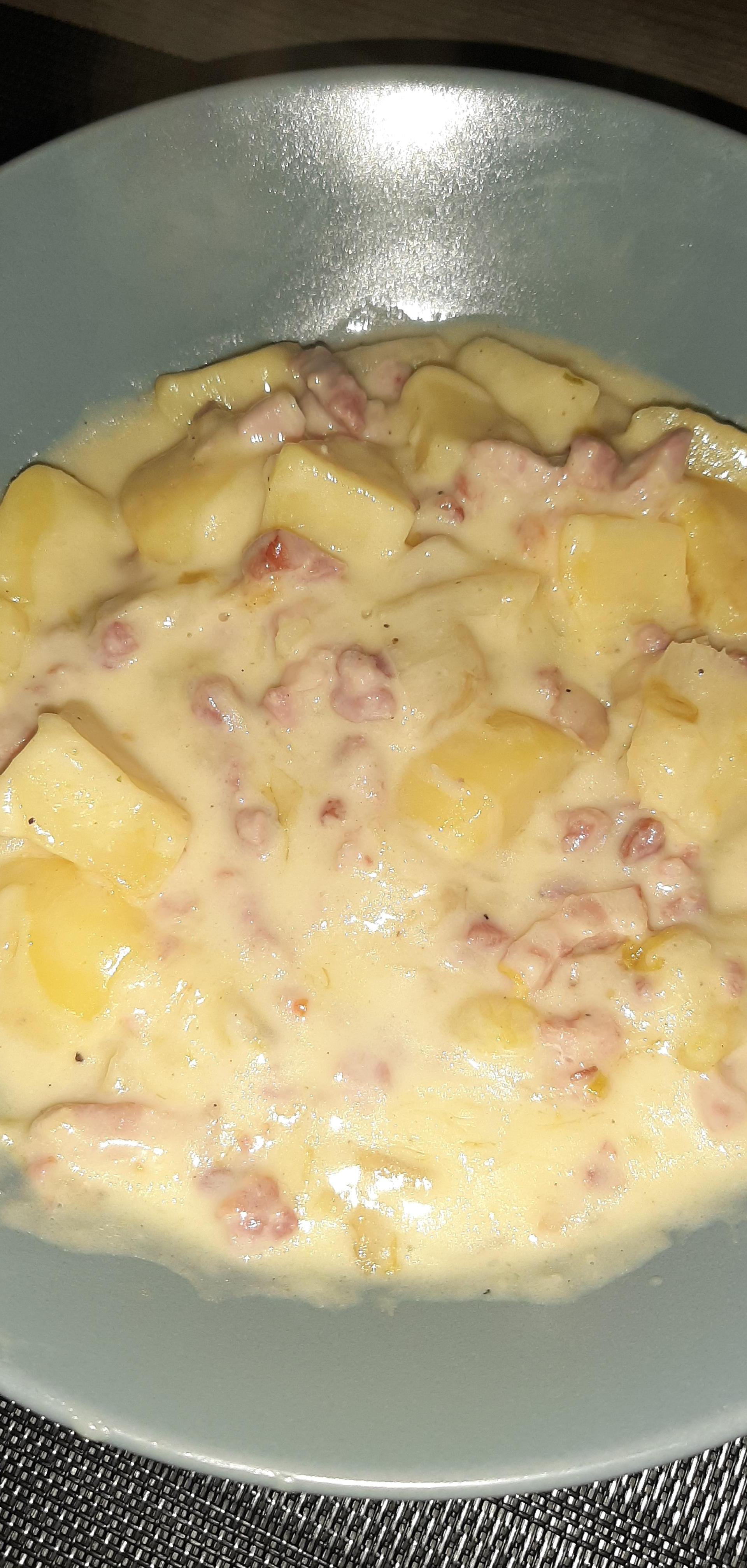 Pomme de terre persillé et petit lardon - Recette Cookeo | Moulinex