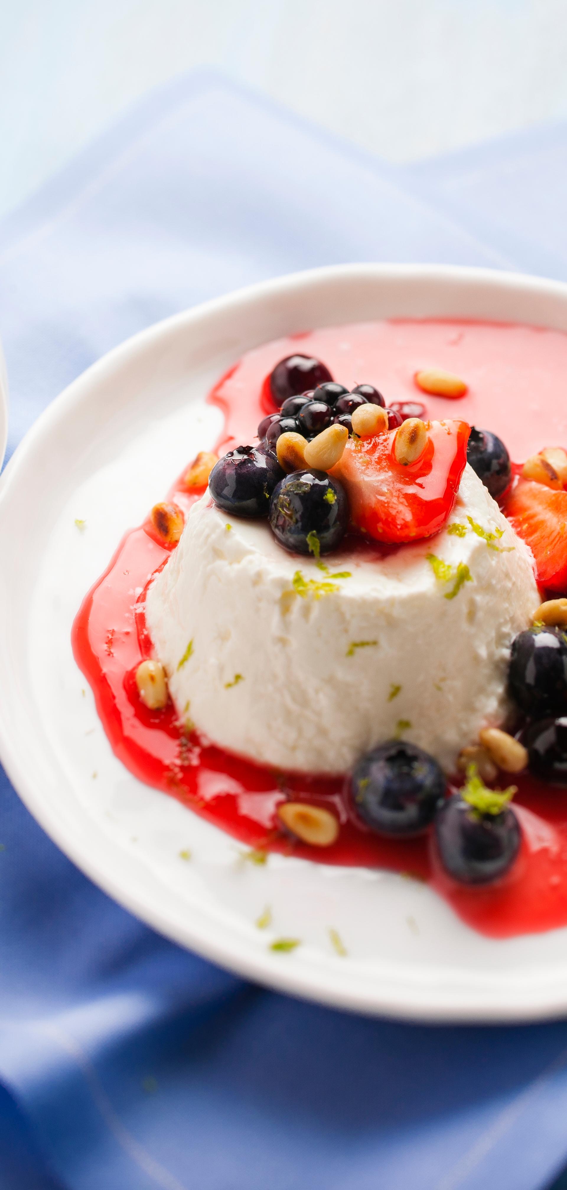 Faisselles aux fruits rouges