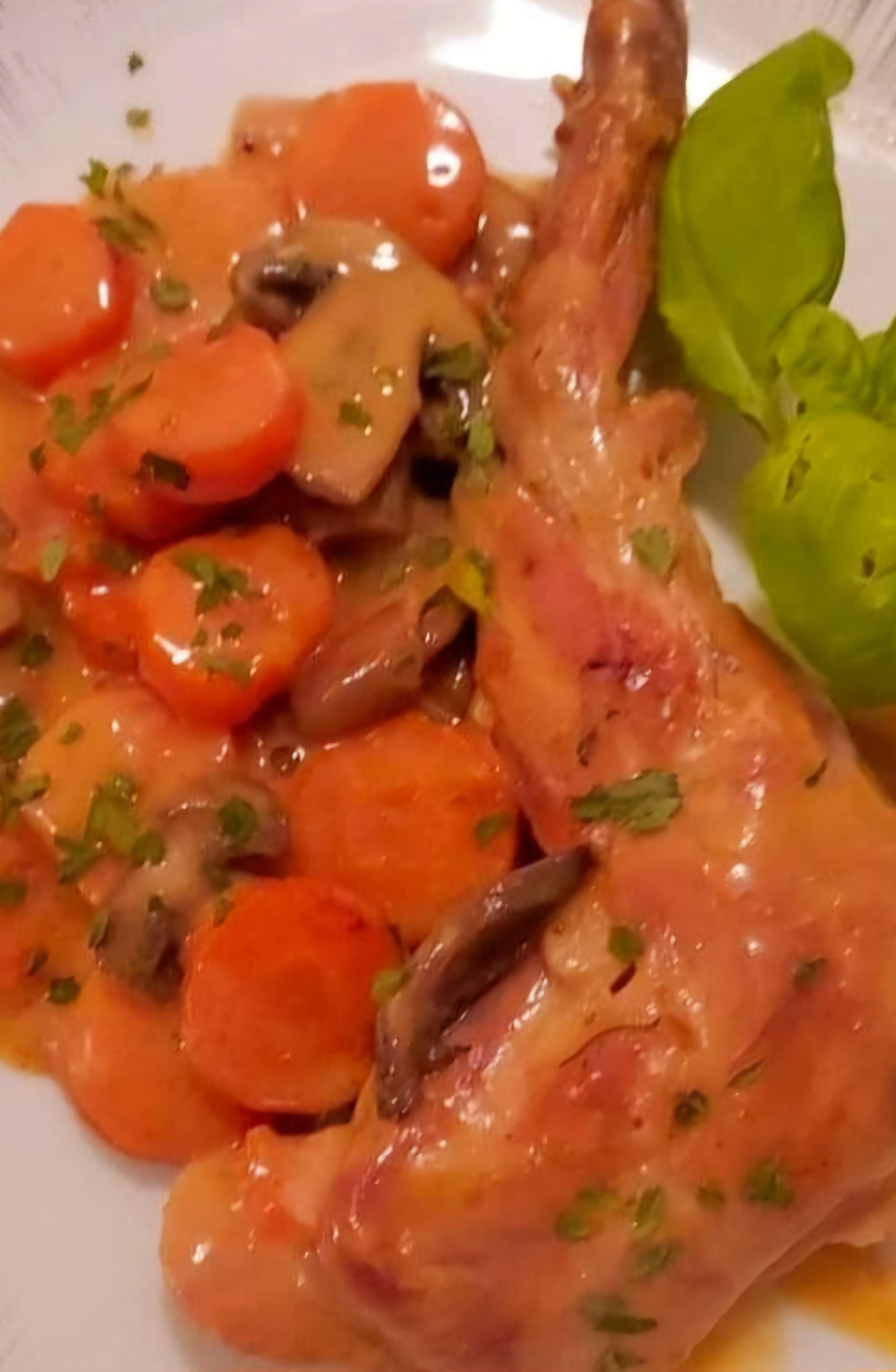 Cuisses de lapin sauce crémeuse - Recette Cookeo | Moulinex