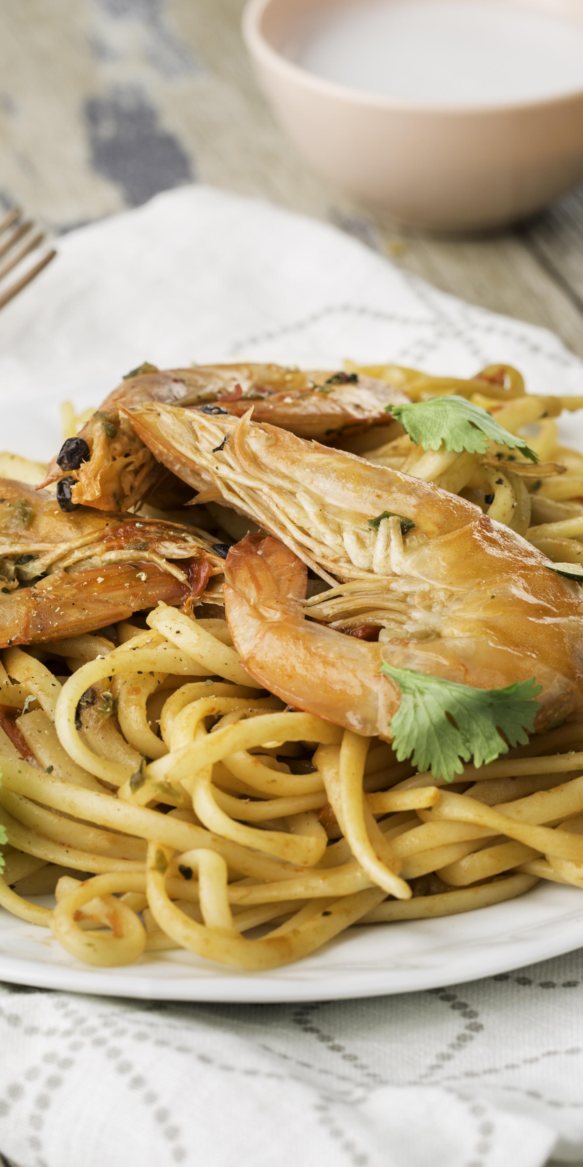 One pot pasta crevette thai - Recette Cookeo | Moulinex