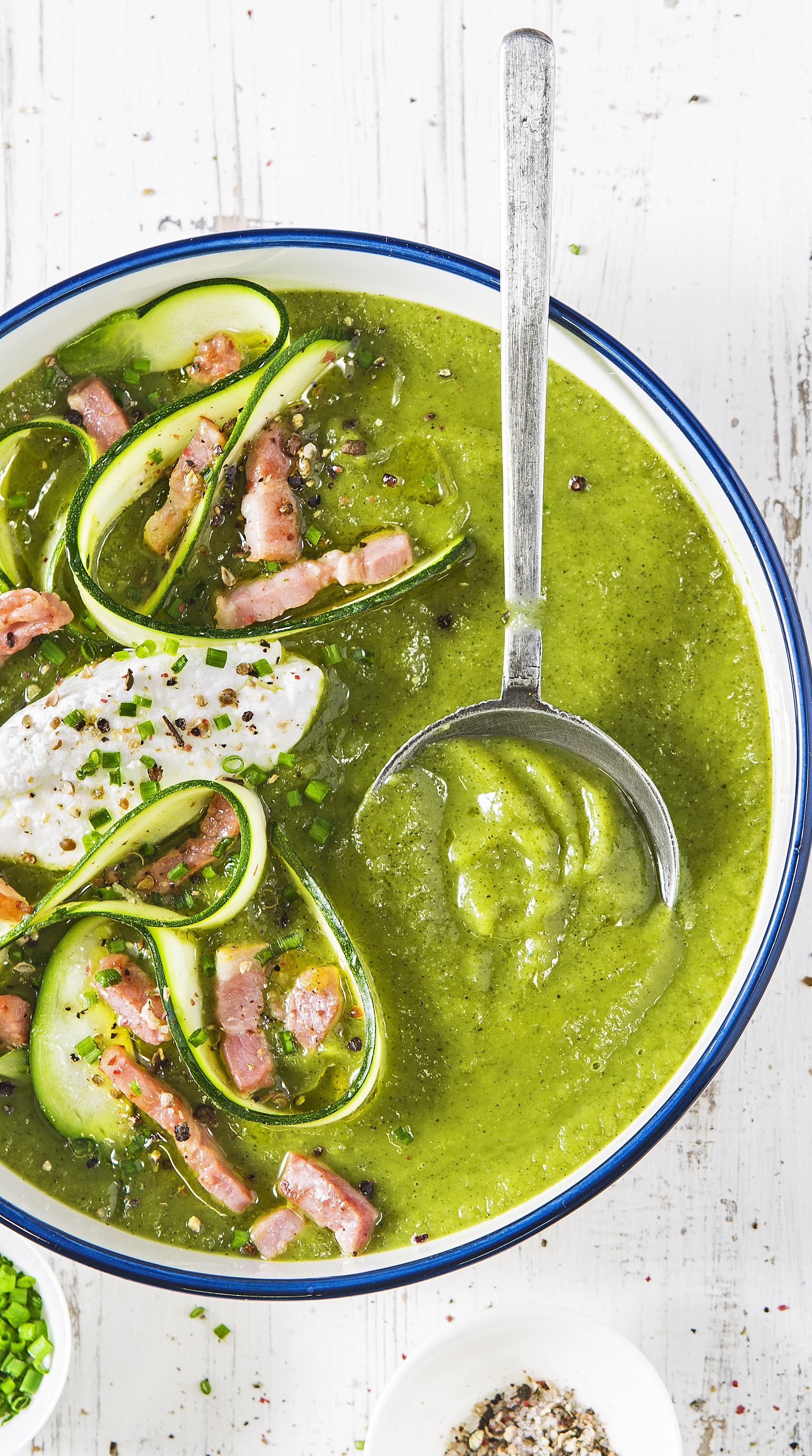 Soupe au courgette boursin - Recette Companion XL | Moulinex