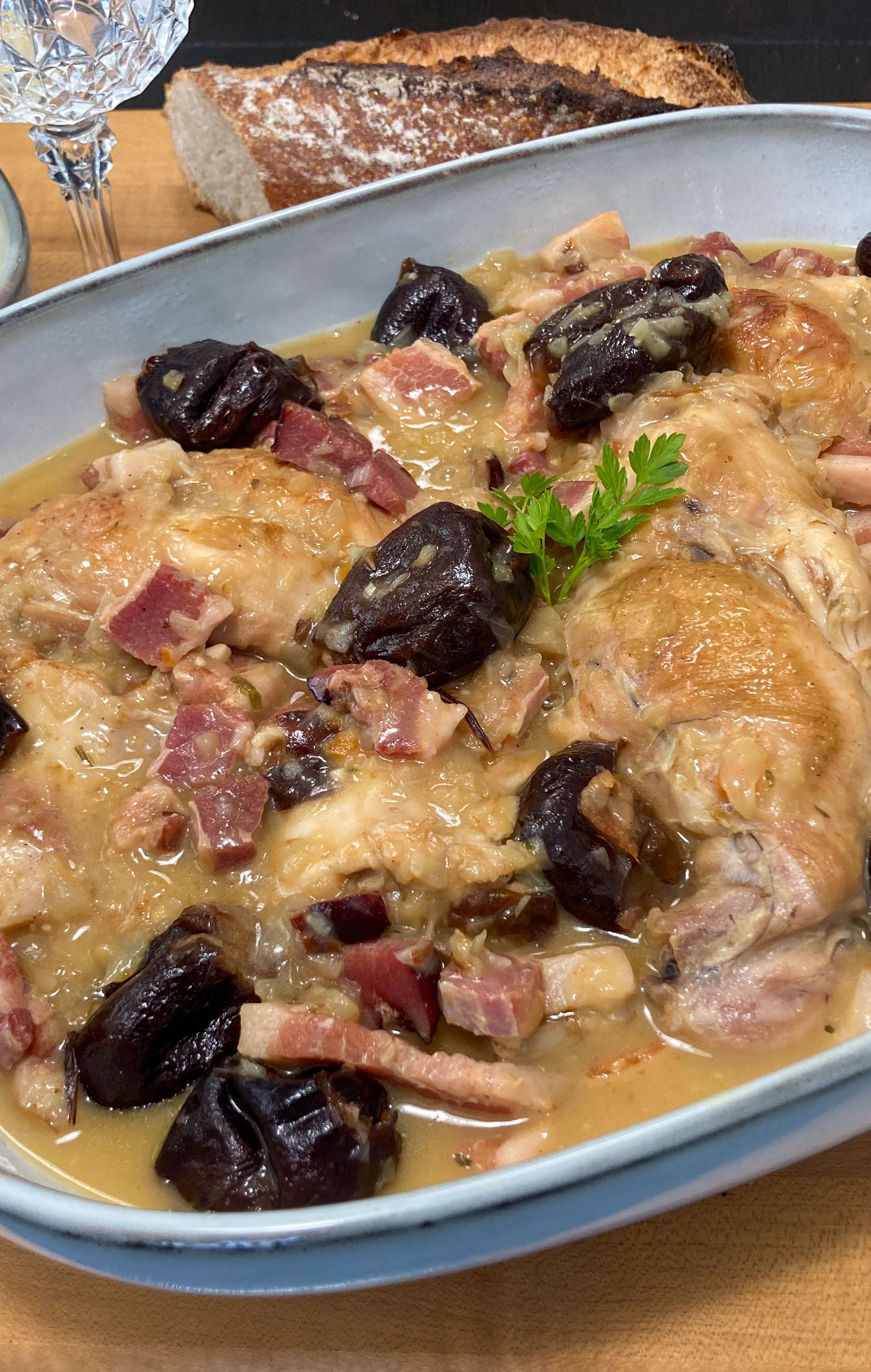 Lapin vin blanc moutarde crème fraiche - Recette Cookeo | Moulinex