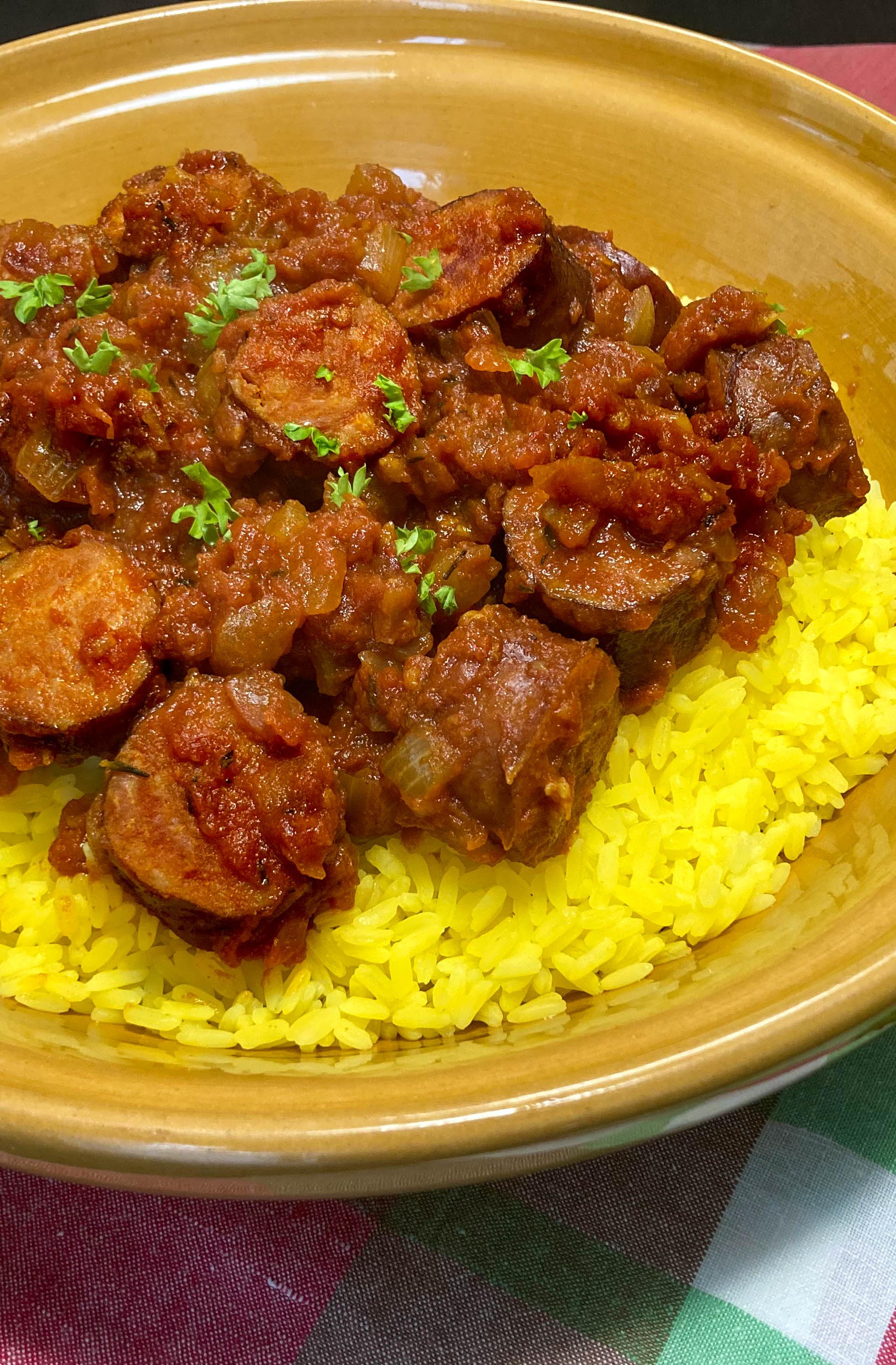 Vrai rougail saucisse reunionnais - Recette Cookeo | Moulinex