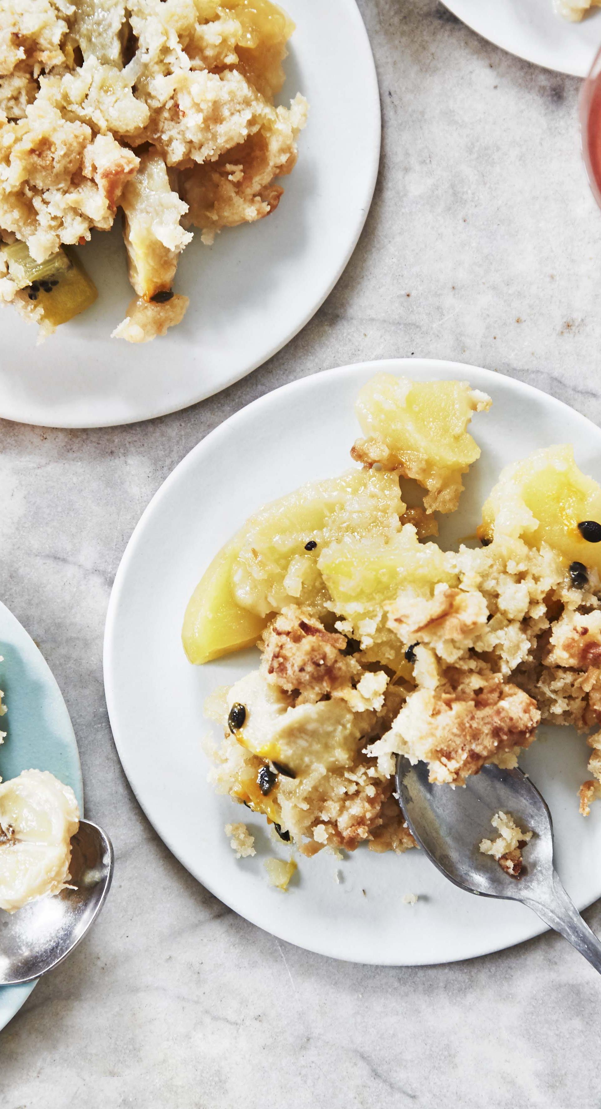 Crumble fruits et muesli - Recette Cake Factory | Tefal