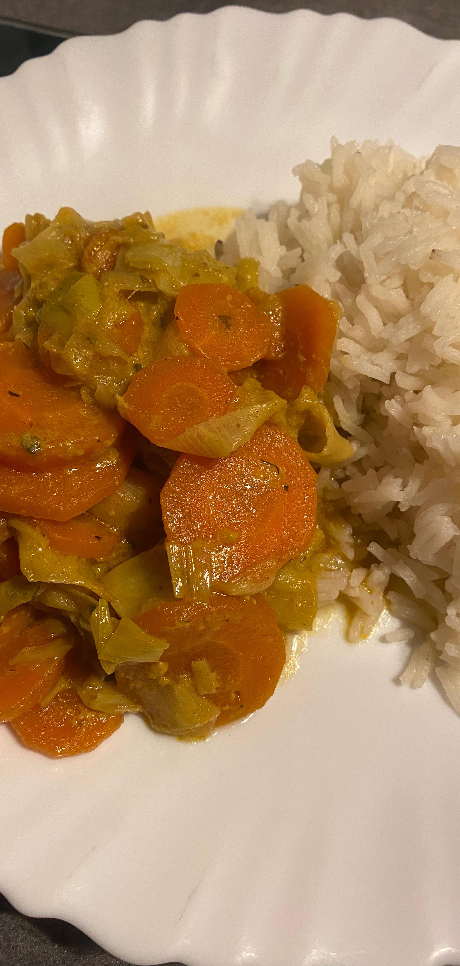Curry de carottes et poireaux - Recette Cookeo | Moulinex