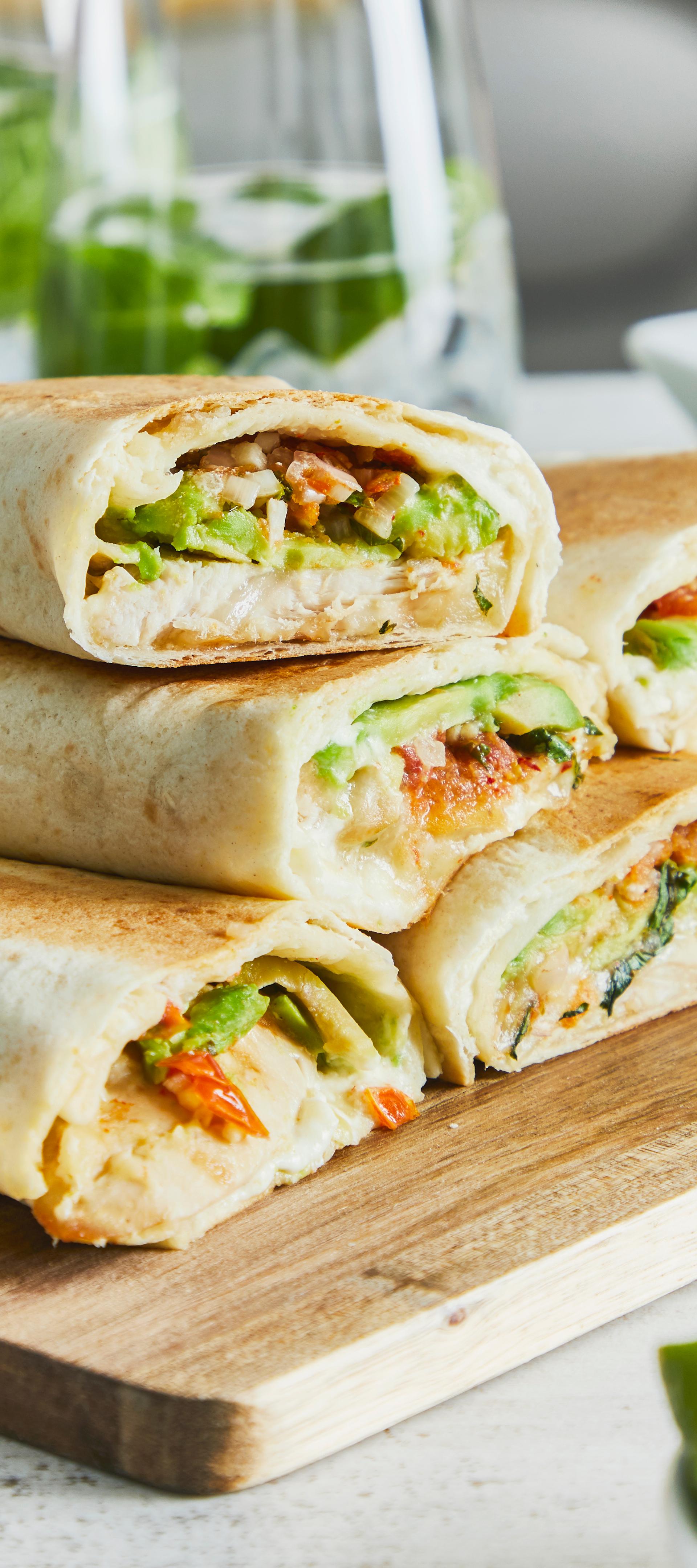 Burritos de poulet - Recette Easy Fry XL Surface | Moulinex