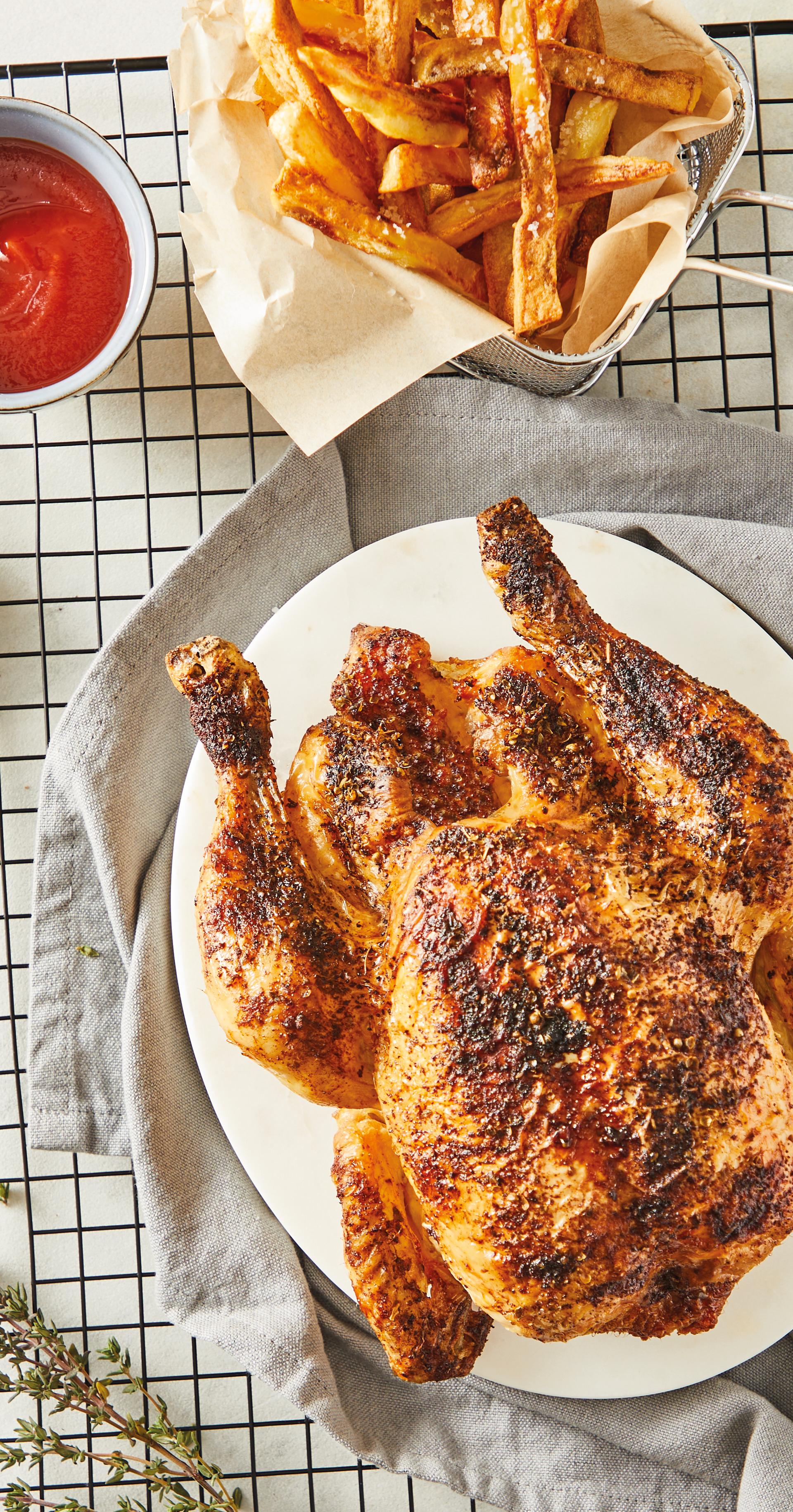 Frango assado - Receita EASY FRY & GRILL 2 in 1 XXL | Moulinex