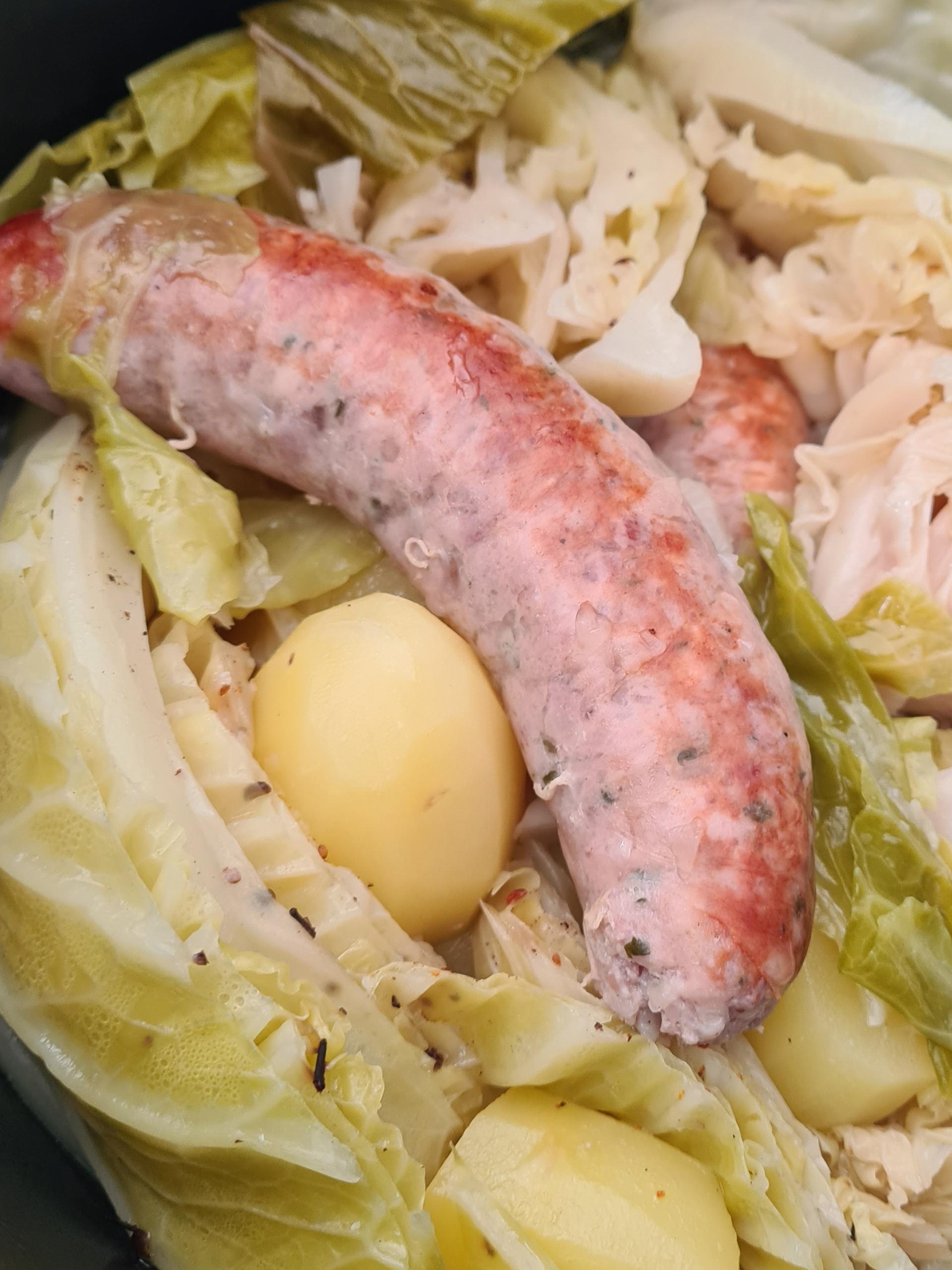 Saucisse au chou blanc - Recette Cookeo | Moulinex