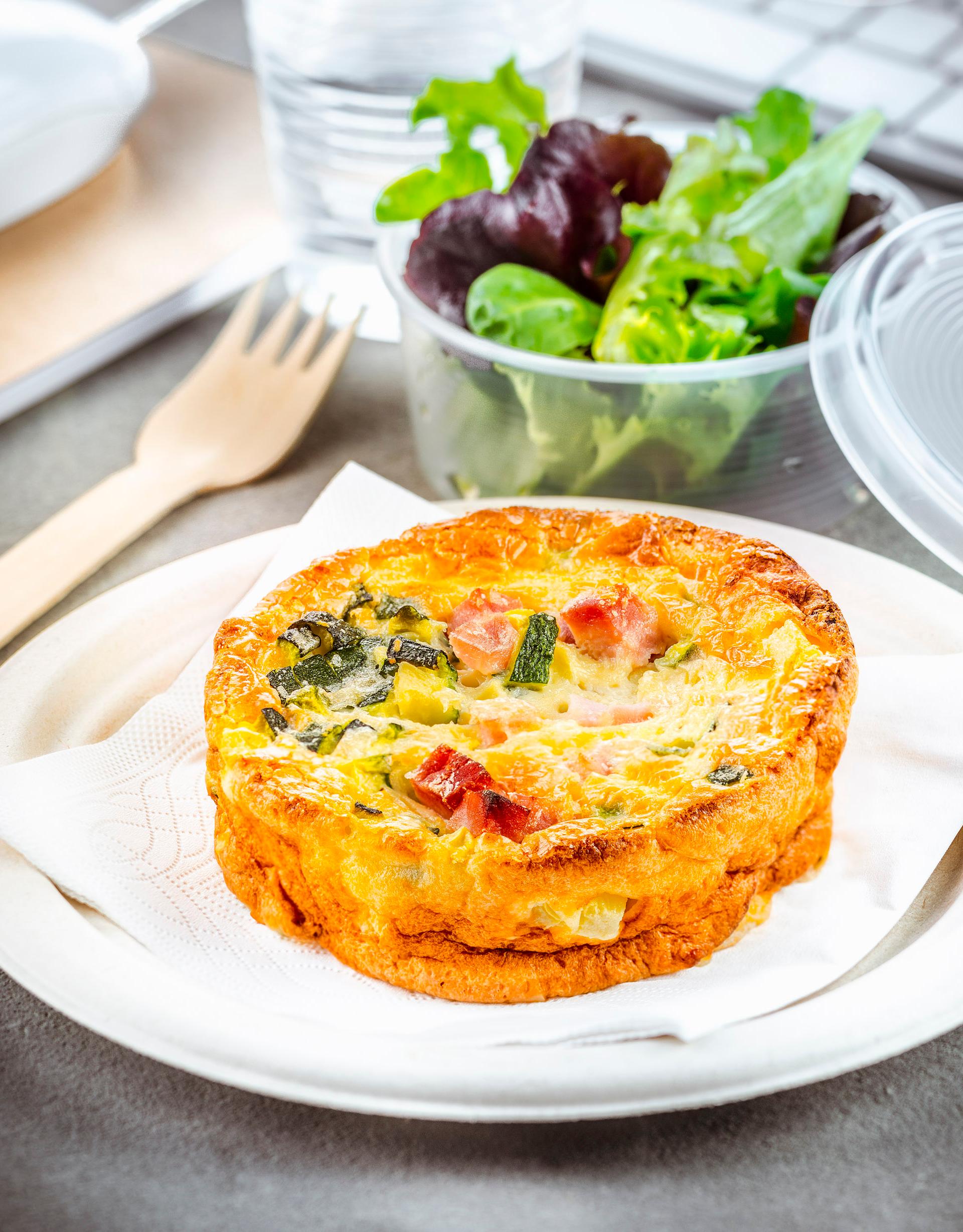 Quiche Sans Pâte Aux Courgettes Et Jambon Recette Companion Moulinex