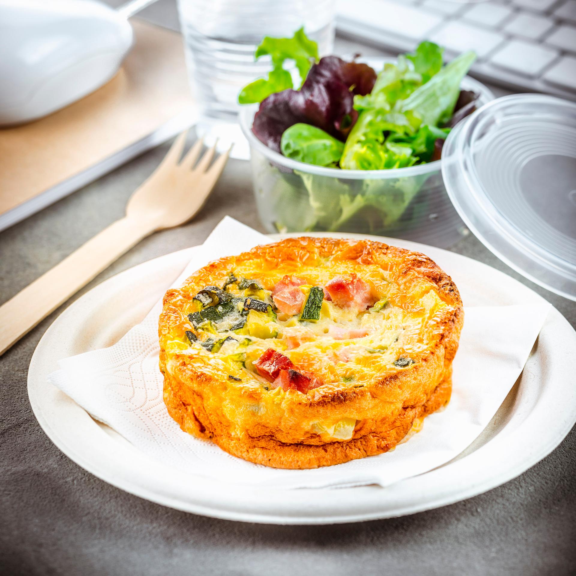 Quiche Sans Pâte Aux Courgettes Et Jambon Recette Companion Moulinex