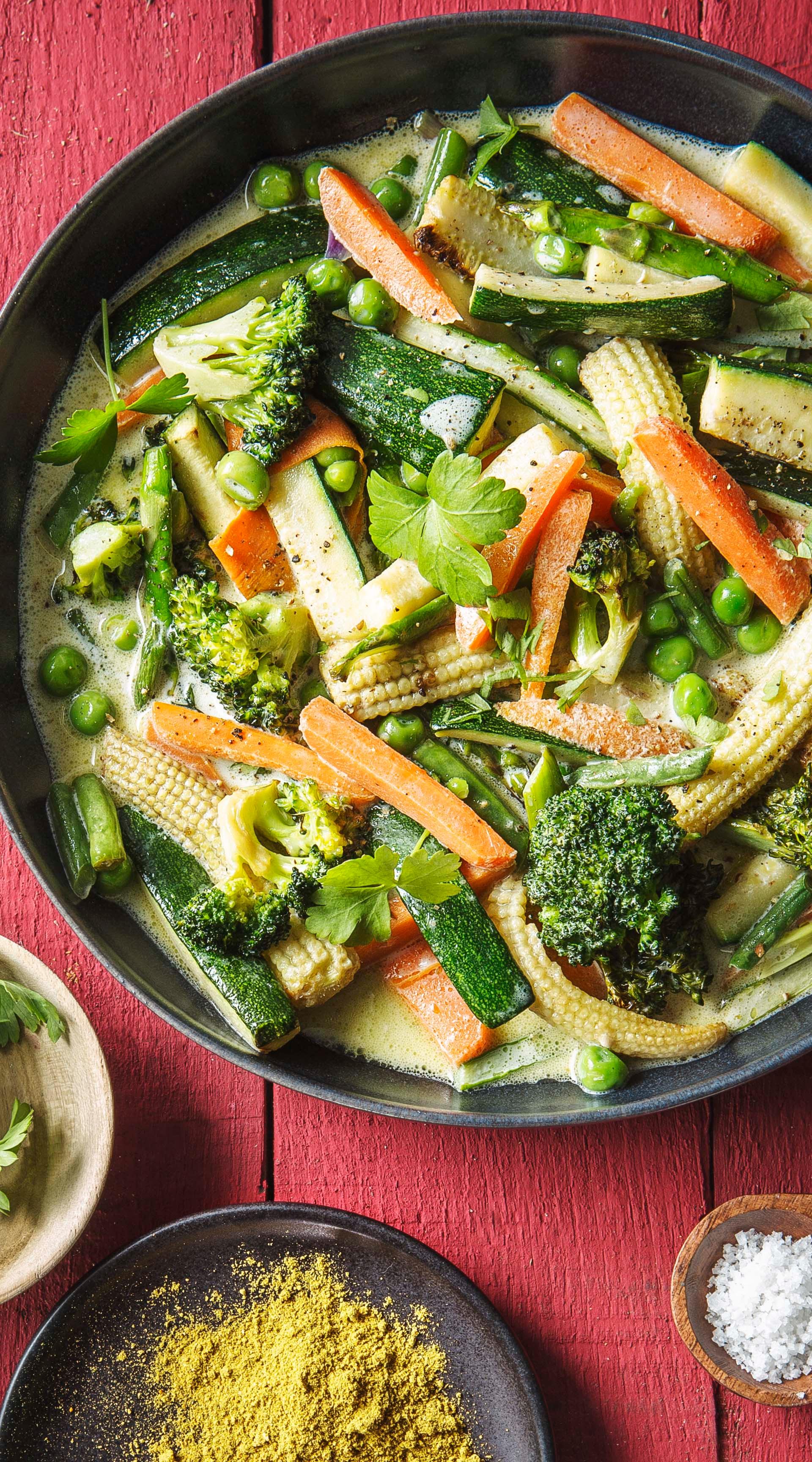 Curry verde tailandés vegetariano - Receta undefined | Tefal